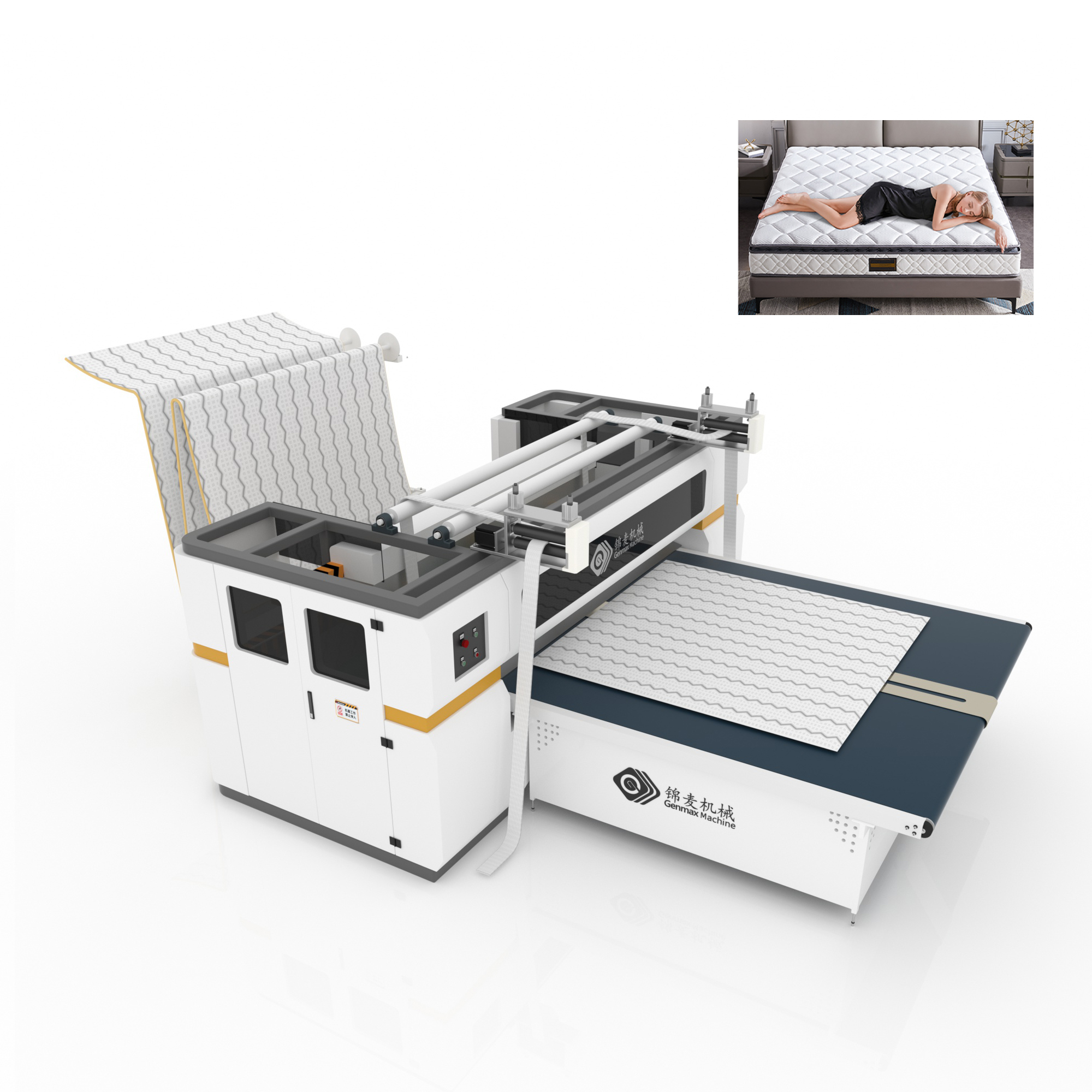 CJS Automatic four side hemming machine - Buy Mattress Machine ...